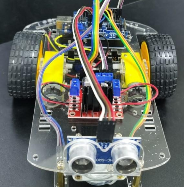 Transparent Robot Smart Car Chassis – Ednex Shop