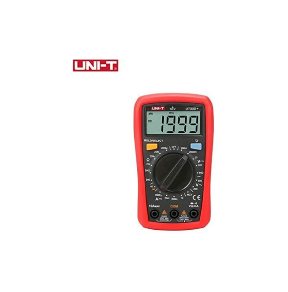 UNI-T UT33D+ NCV Non-Contact Measurement Manual Range Digital Multimet ...